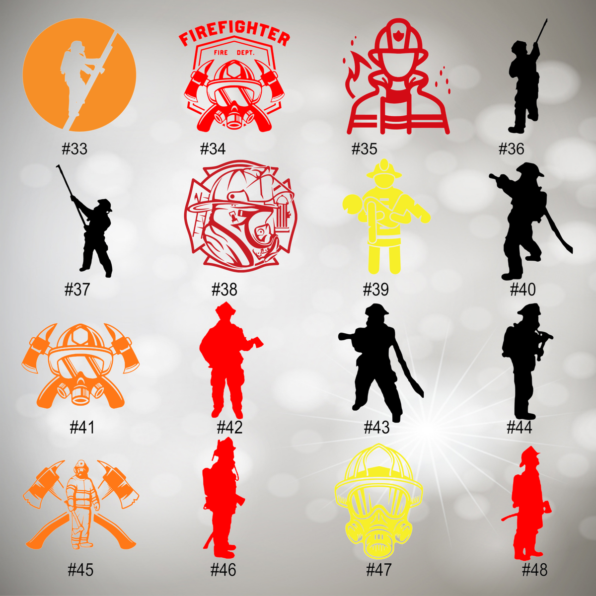 FIREFIGHTER #14 | Vinyl Decal – FireLifeDesigns
