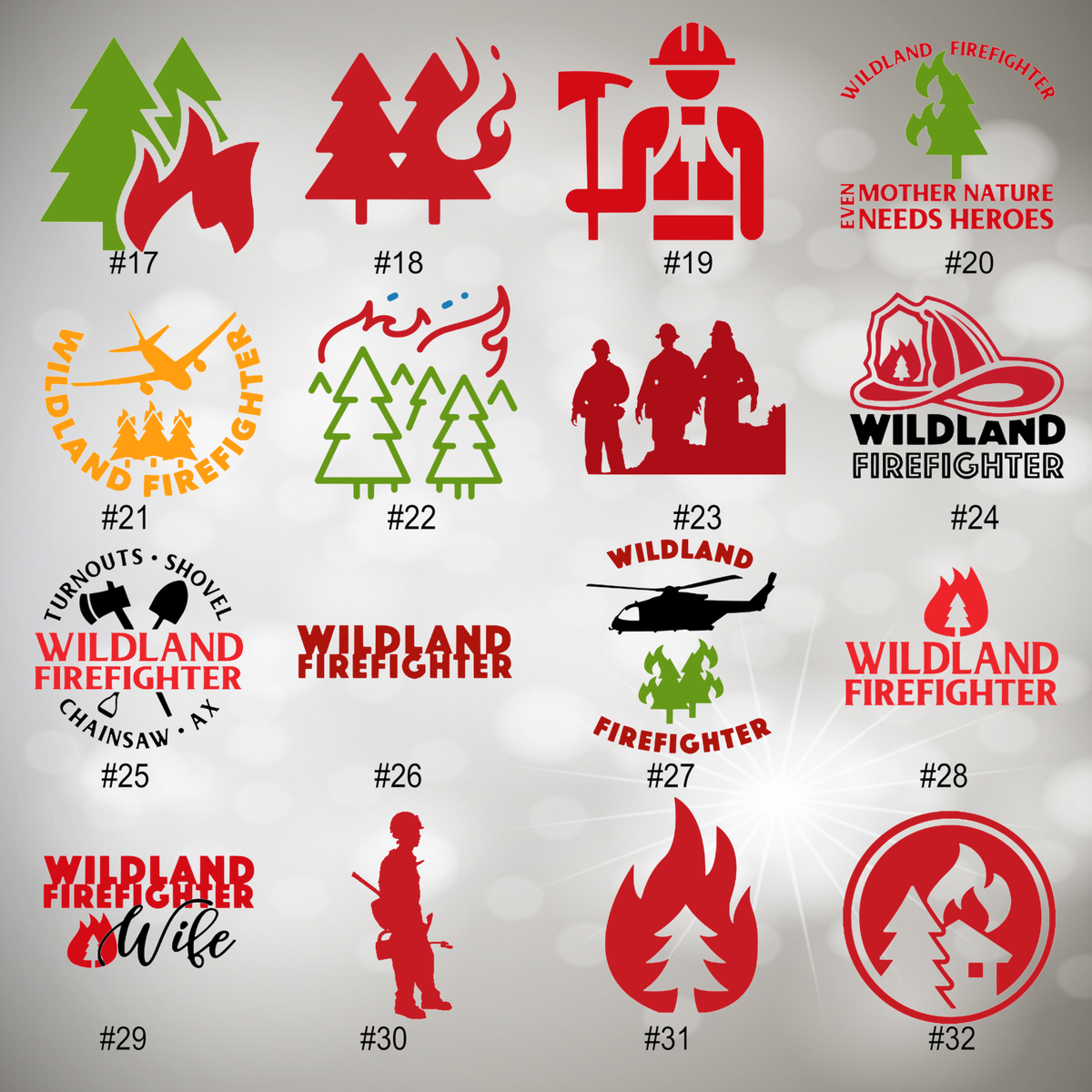 WILDLAND FIREFIGHTER #14 | Vinyl Decal – FireLifeDesigns